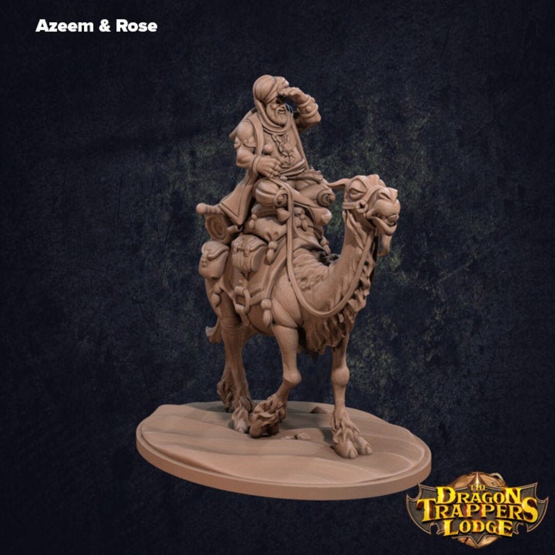 Azeem Mount Camel Dragon Trappers Lodge Dnd RPG Miniatures - Etsy