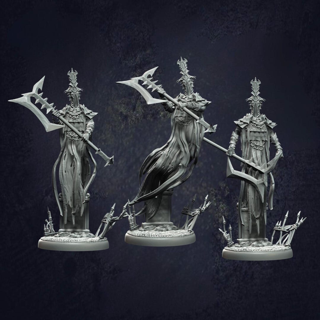 Ambrose the Blighted Specter Grimdark Mini - D&D RPG Miniature Monolith ...