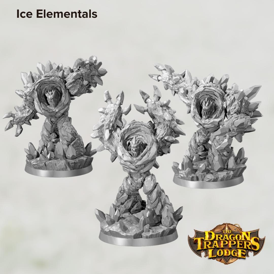 Ice Elemental - Dragon Trappers Lodge D&D RPG Miniatures - the ...