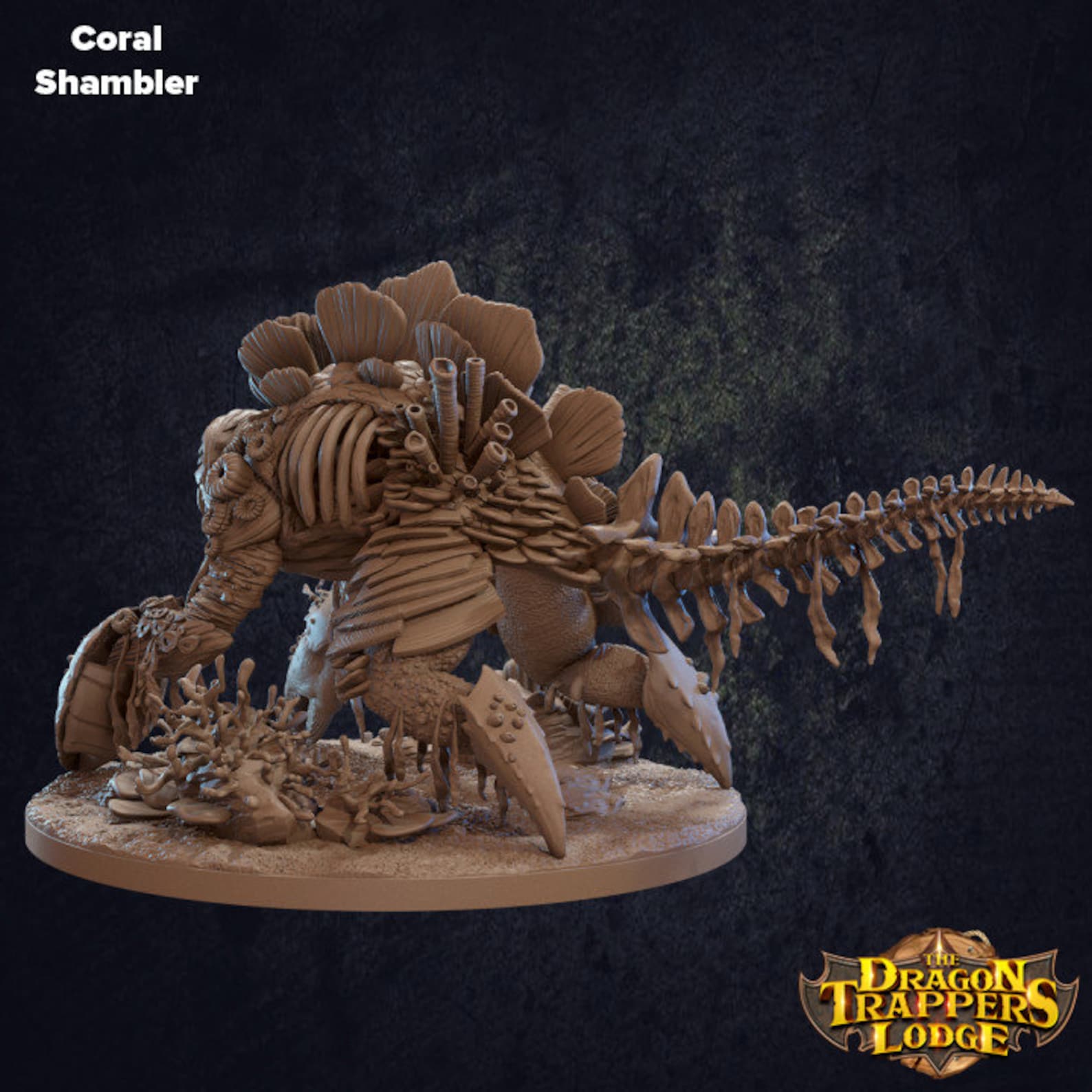 Coral Shambler Dragon Trappers Lodge Dnd RPG Miniatures - Etsy