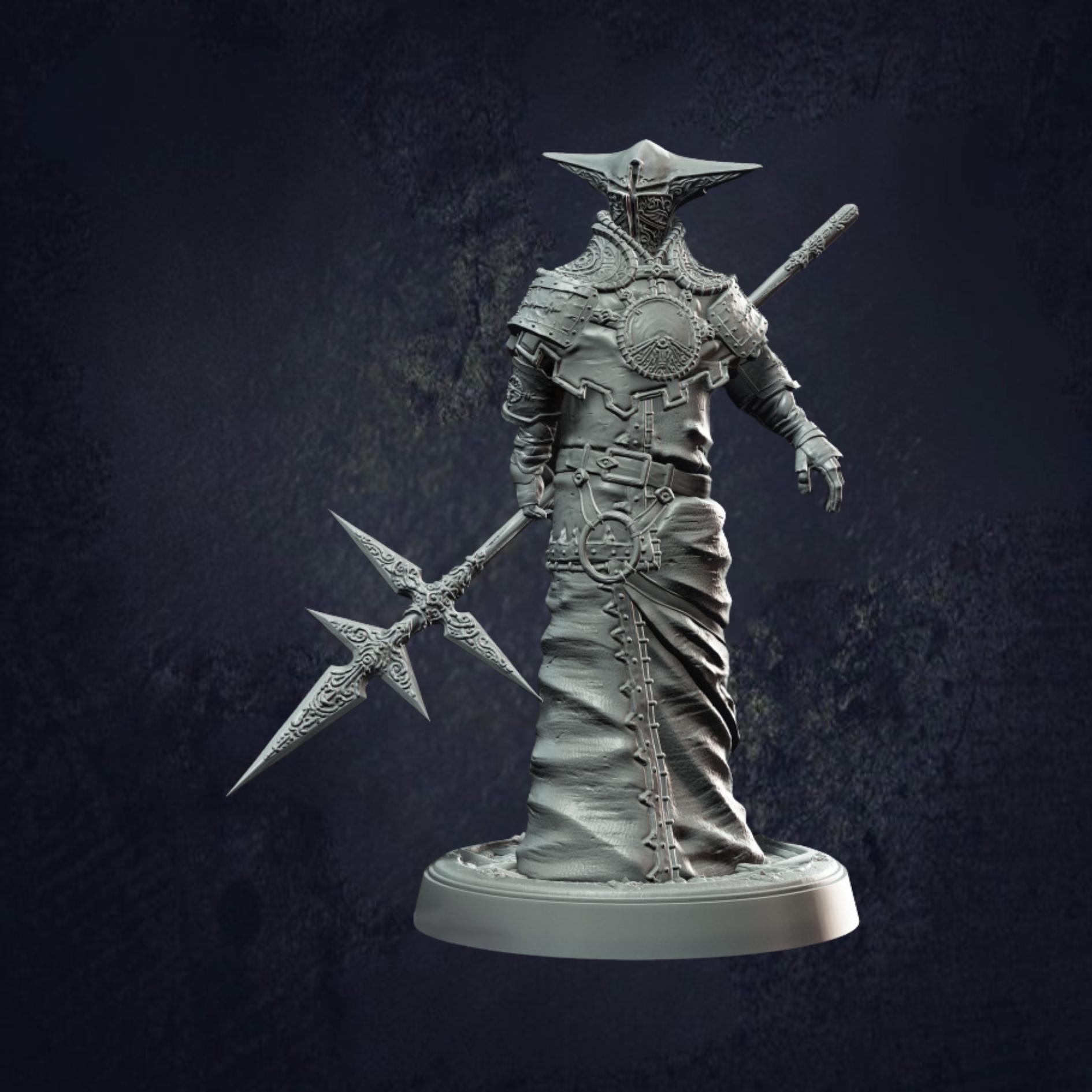 Alaric the Fallen Crusader Grimdark Mini - D&D RPG Miniature Monolith ...