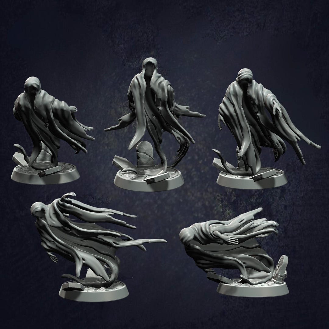 Ghosts Grimdark Mini - D&D RPG Miniature Monolith Arts (dungeons and ...
