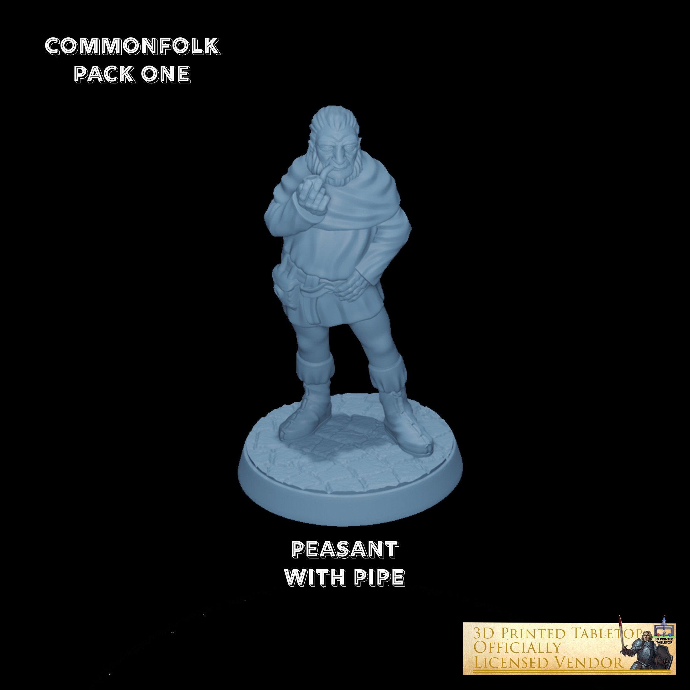 Commonfolk 25mm Base Dnd RPG Miniature Commonfolk: Pack One - Etsy UK