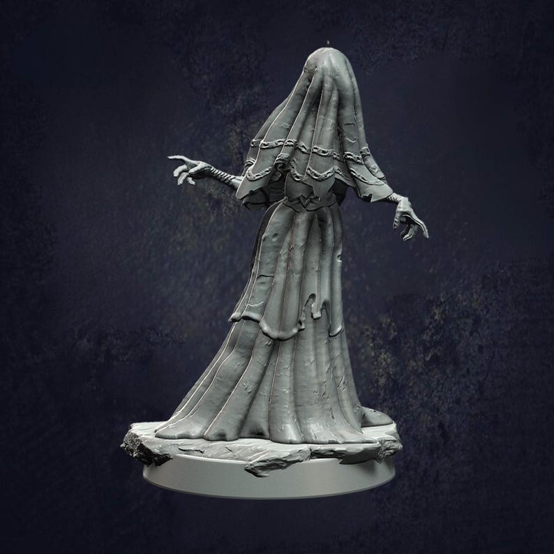 Weeping Widow Banshee Grimdark Mini - D&D RPG Miniature Monolith Arts ...