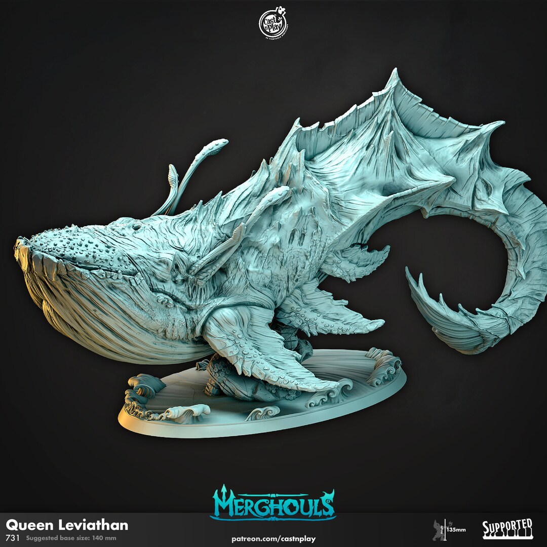 Queen Leviathan Cast N Play Dnd RPG Miniatures: Merghouls (dungeons and ...