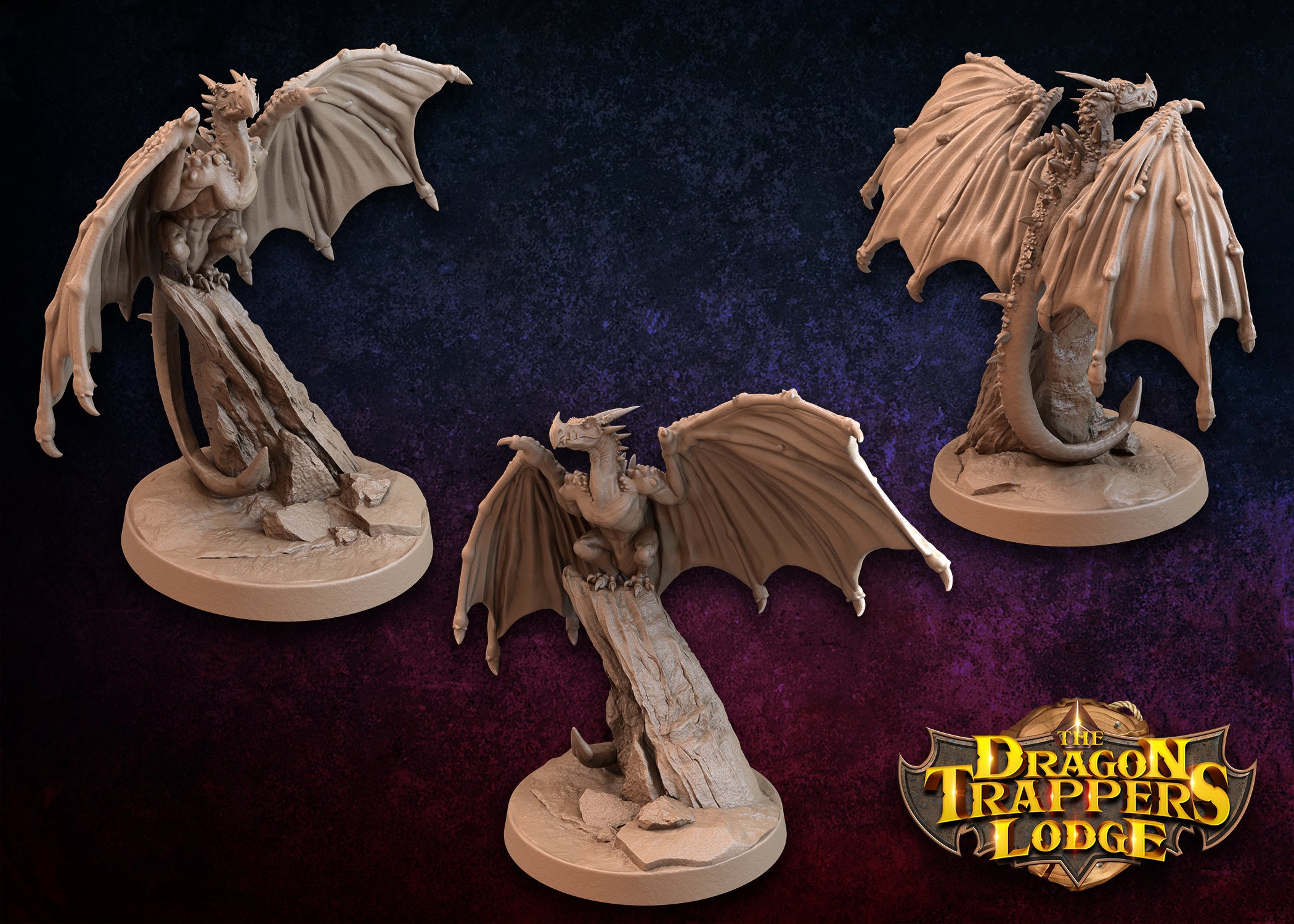 Toys Miniature Toys Role Playing Miniatures Dragon Trappers Lodge DnD ...