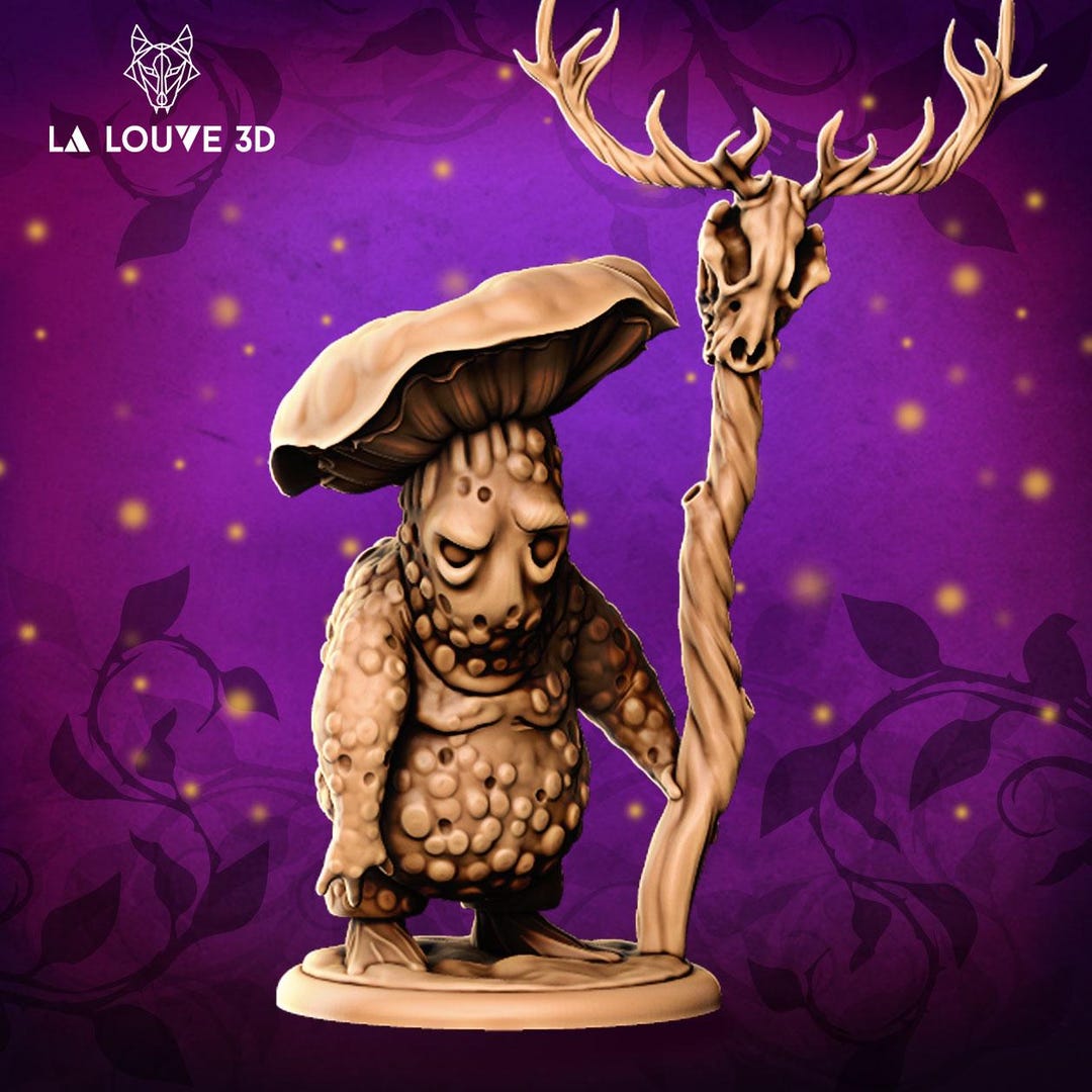 Elder Myconid - D&D RPG Miniature - La Louve 3D (dungeons and Dragons ...