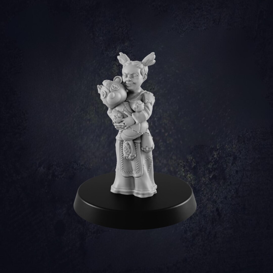 Evil Human Female Child D&D RPG Miniature Ec3d/hero's Hoard (dungeons ...