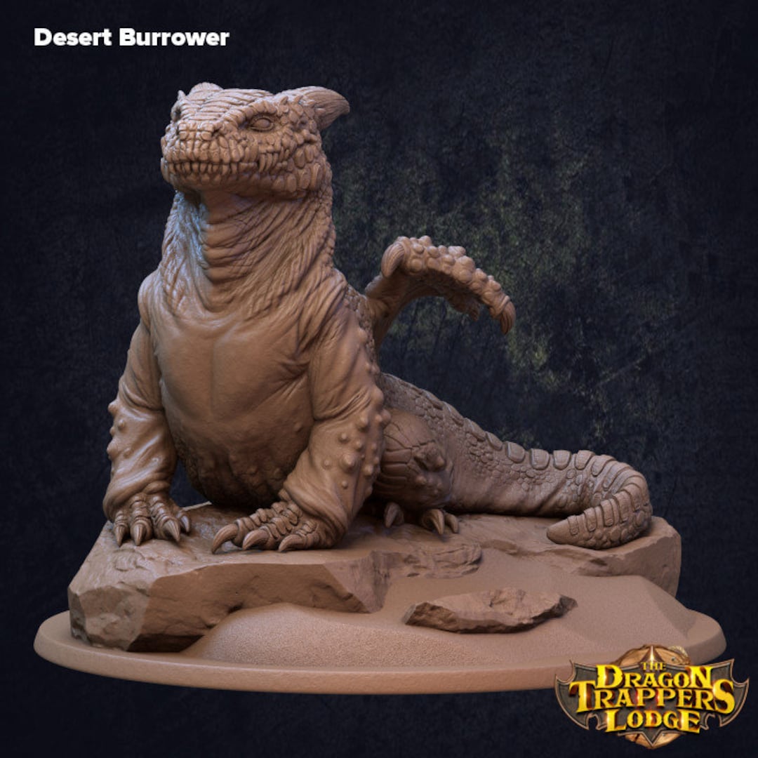 Desert Dragon - Dragon Trappers Lodge D&D RPG Miniatures (dungeons and ...