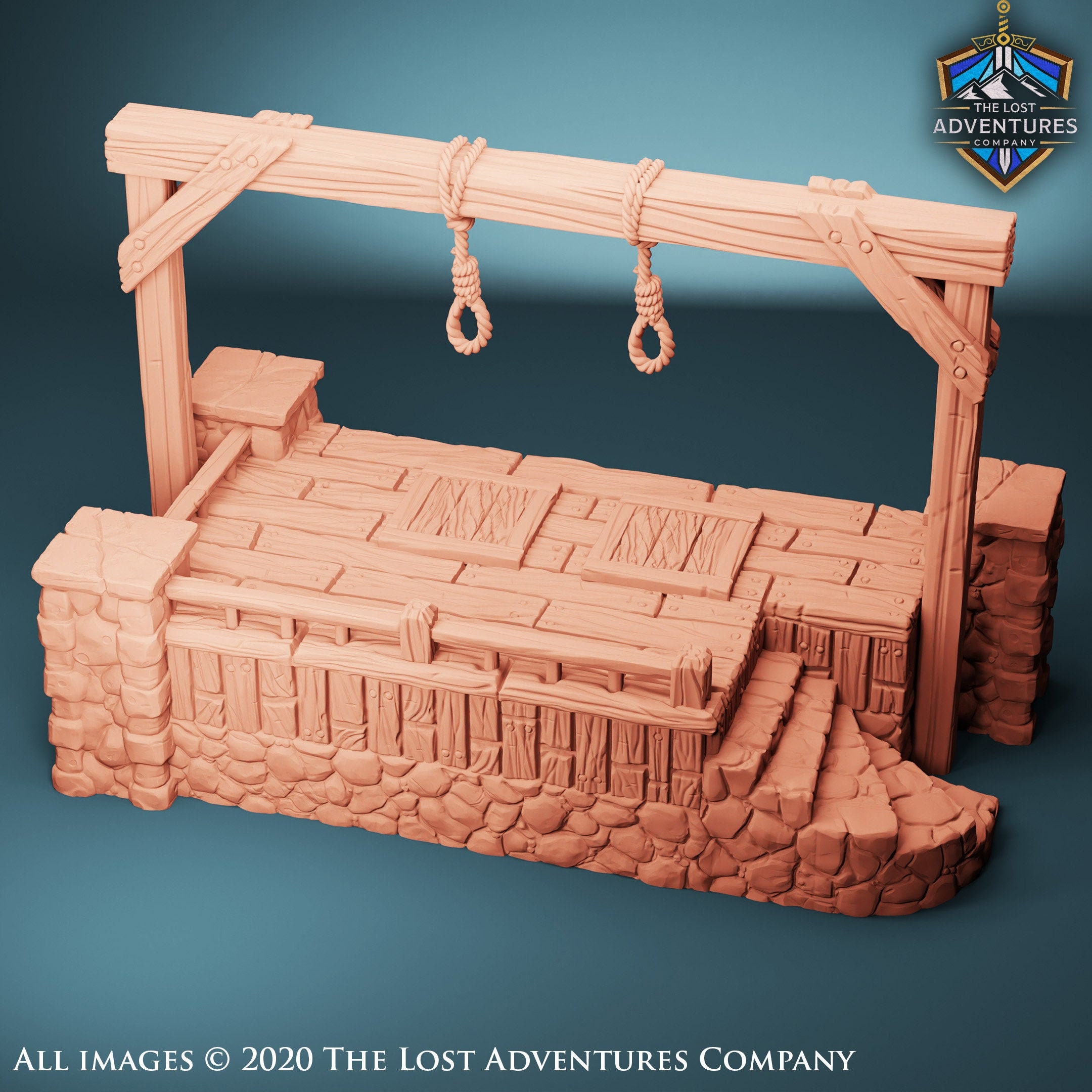 Gallows Set Dnd RPG Terrain Lost Adventures dungeons and - Etsy UK