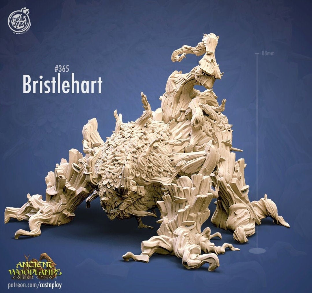 Shambling Mound Bristlehart Cast N Play D&D RPG Miniatures: Ancient ...