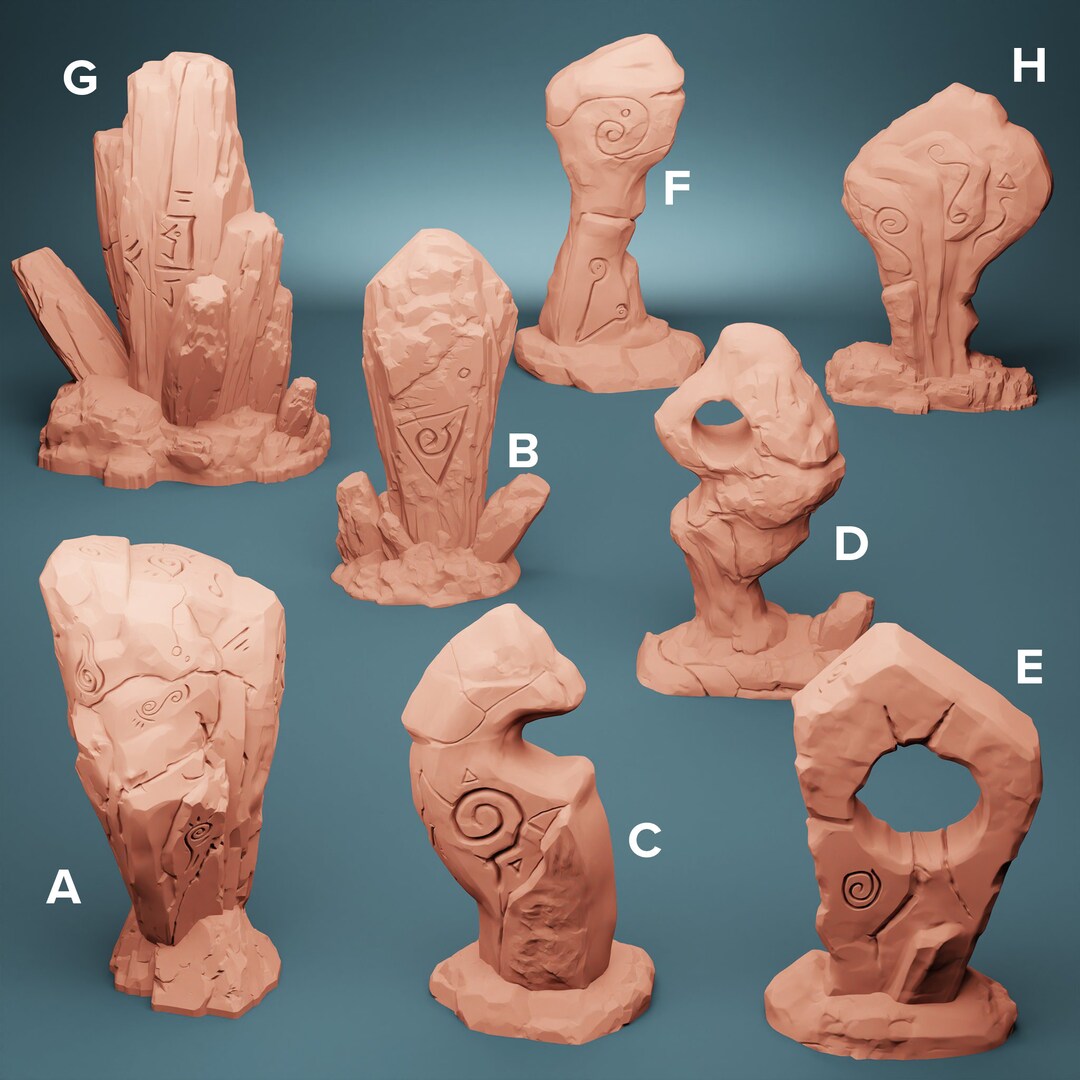 Standing Stones Dnd RPG Terrain Lost Adventures dungeons and Dragons ...