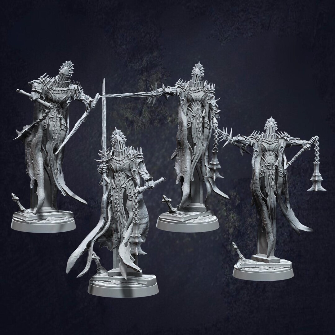 Nameless Count Grimdark Miniature - D&D RPG Miniature Monolith Arts ...