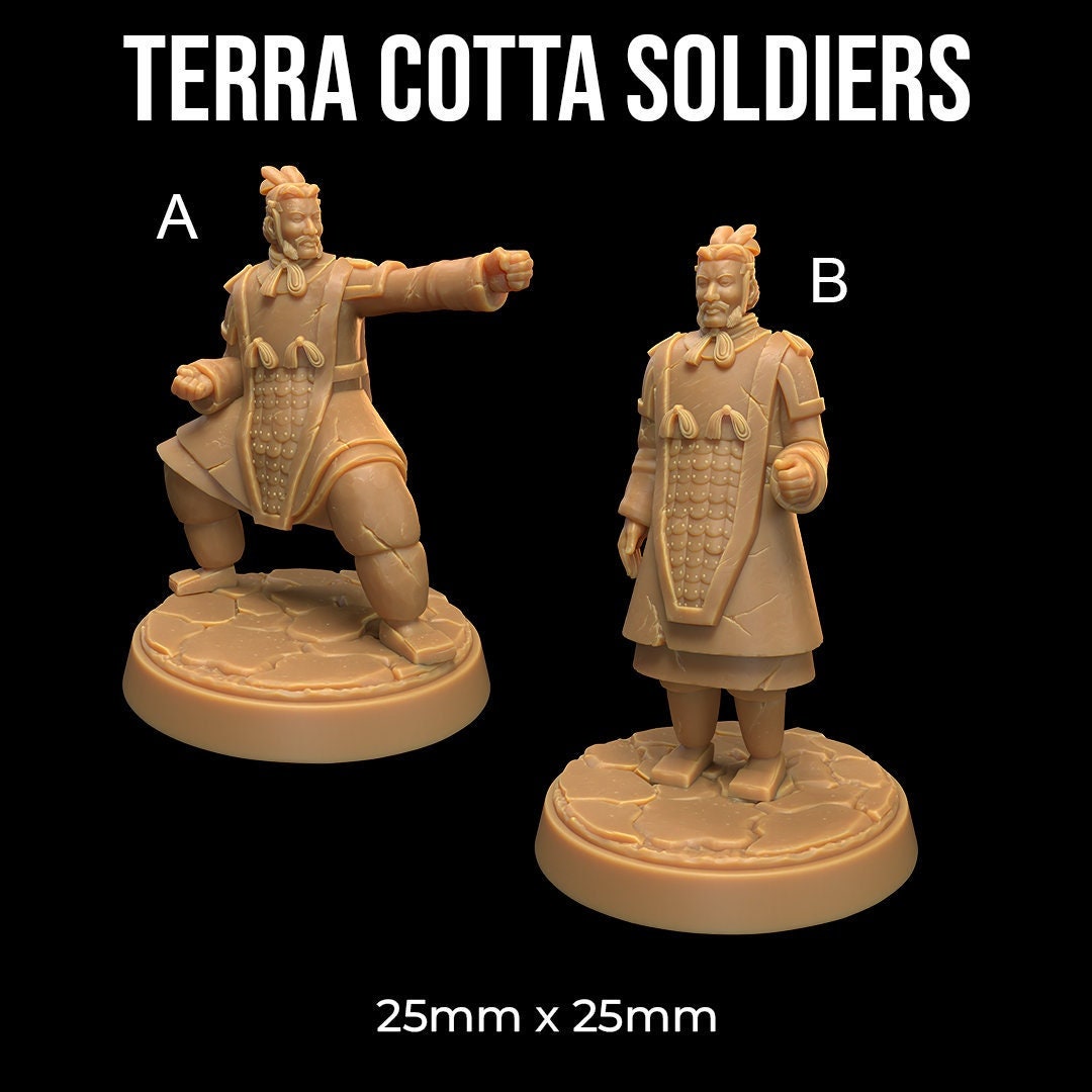 Terra Cotta Soldier - Dragon Trappers Lodge D&D RPG Miniatures ...