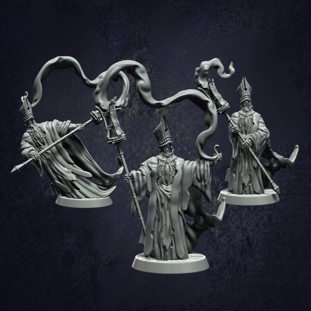 Insane Cleric Grimdark Mini - D&D RPG Miniature Monolith Arts (dungeons ...