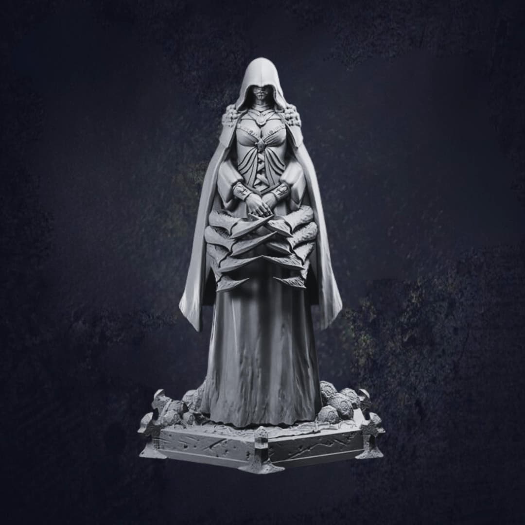 High Priest of the Swarm Spider Cultist D&D RPG Miniature TPK Labs ...
