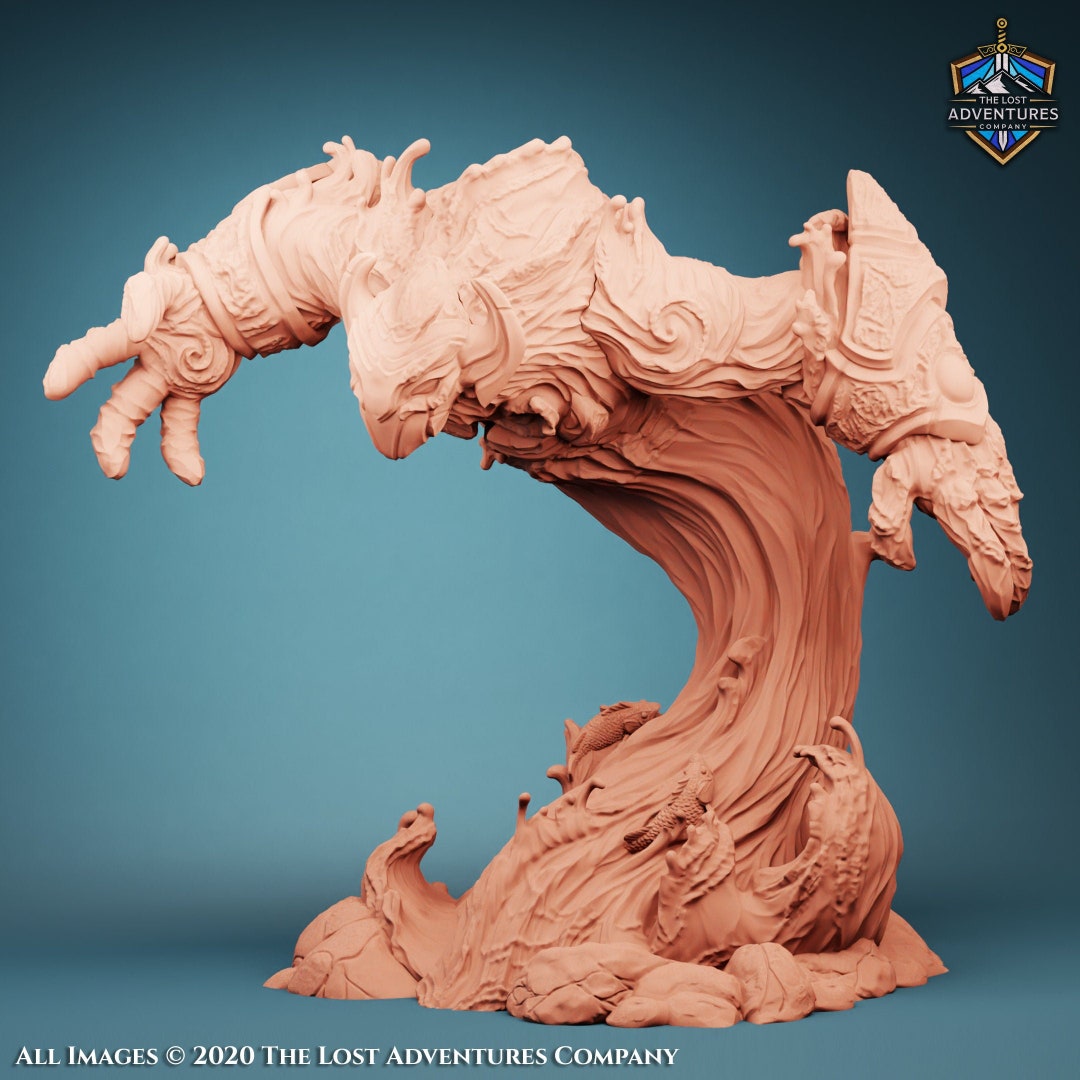 Ancient Water Elemental - D&D RPG Miniature Lost Adventures (dungeons ...