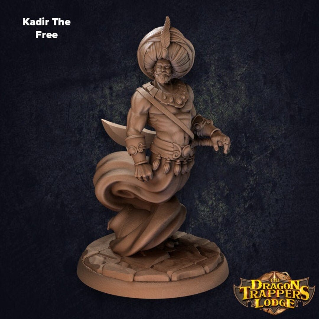 Genie Kadir the Free - Dragon Trappers Lodge D&D RPG Miniatures ...