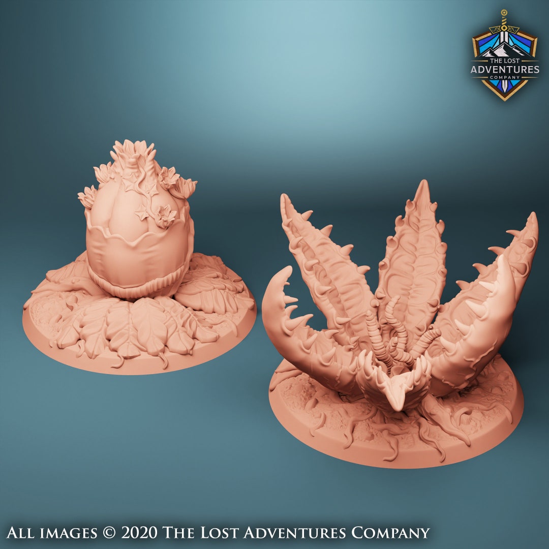 Carnivorous Plants - D&D RPG Miniature Lost Adventures (dungeons and ...
