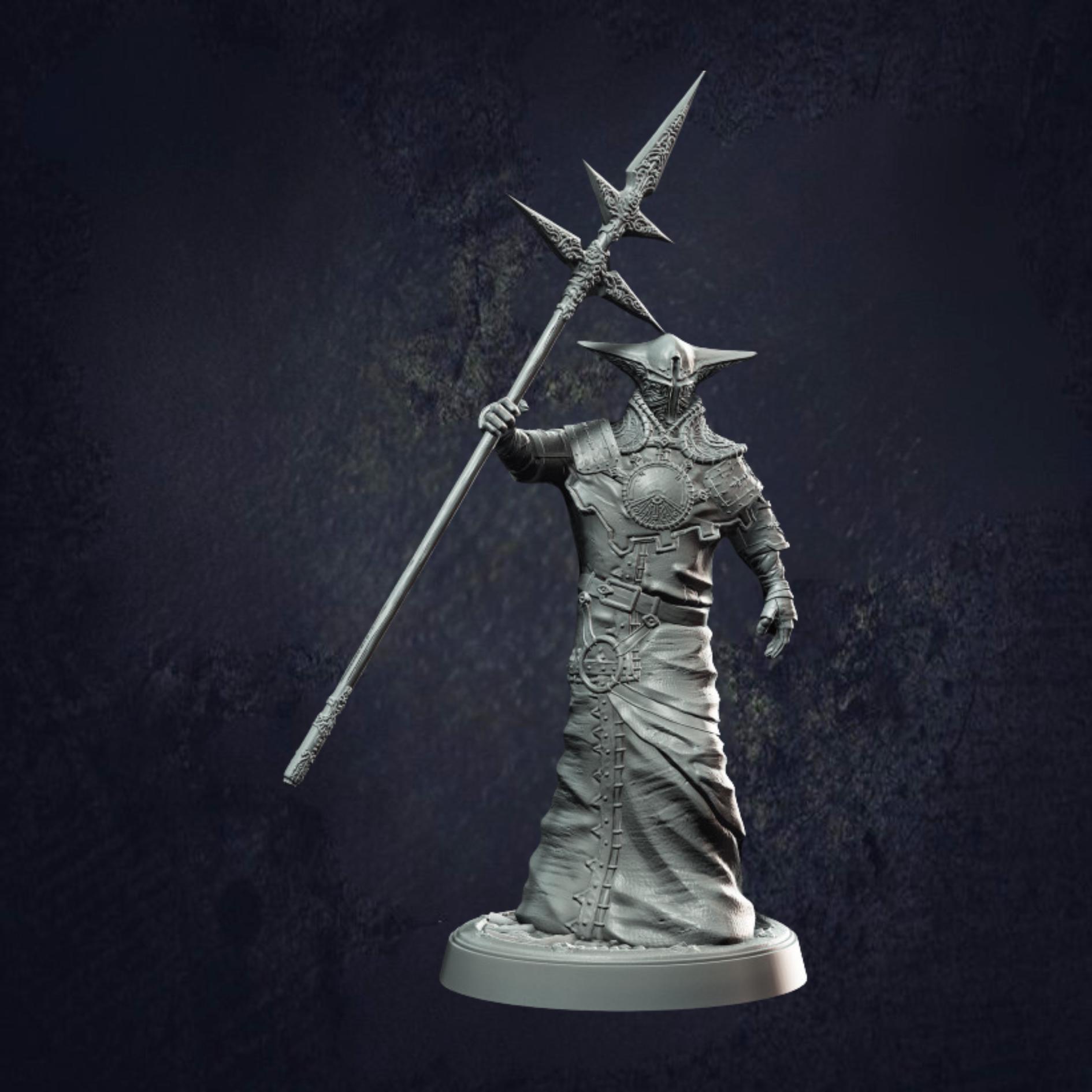 Alaric the Fallen Crusader Grimdark Mini - D&D RPG Miniature Monolith ...