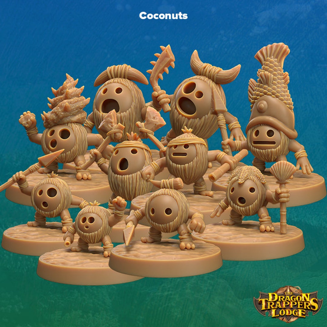 Kra'akas Coconut - Dragon Trappers Lodge D&D RPG Miniatures: the ...