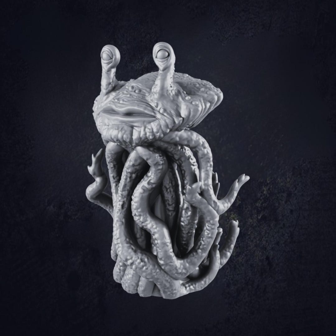 Flumph Underground Tentacled Abberation D&D RPG Miniature Ec3d/hero's ...