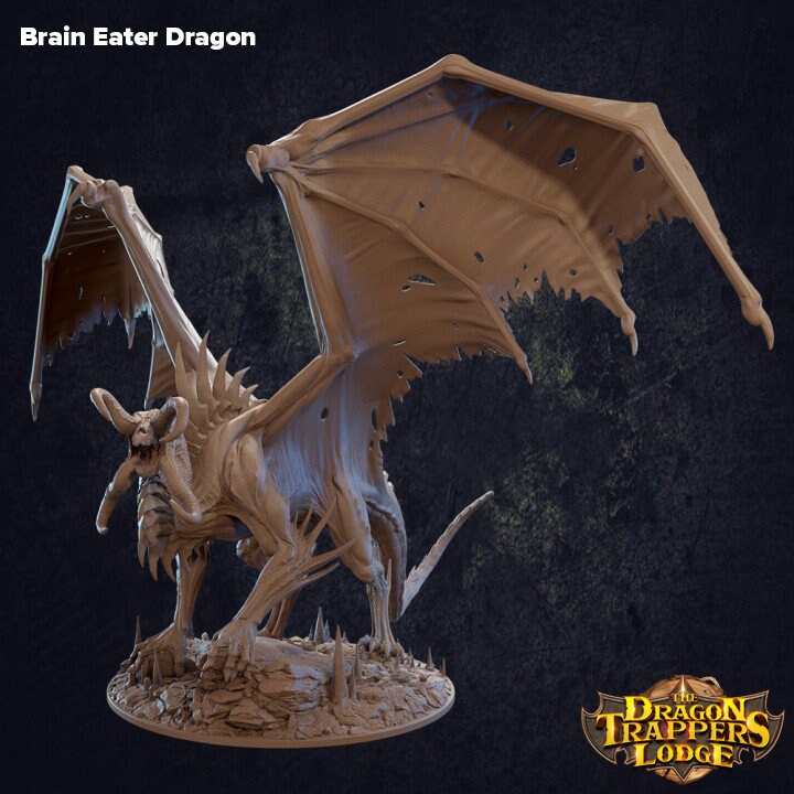 Brain Eater Dragon Dragon Trappers Lodge Dnd RPG Miniatures - Etsy UK
