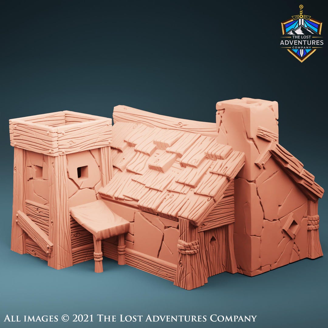 Tower House Playable Interior D&D RPG Terrain Lost Adventures (dungeons ...
