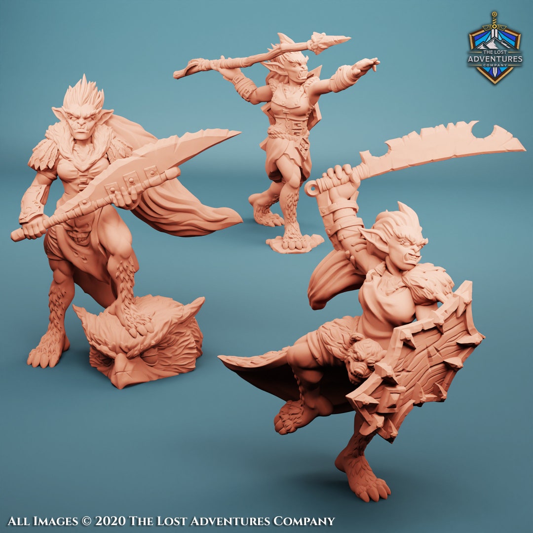 Female Bugbears - D&D RPG Miniature Lost Adventures (dungeons and ...