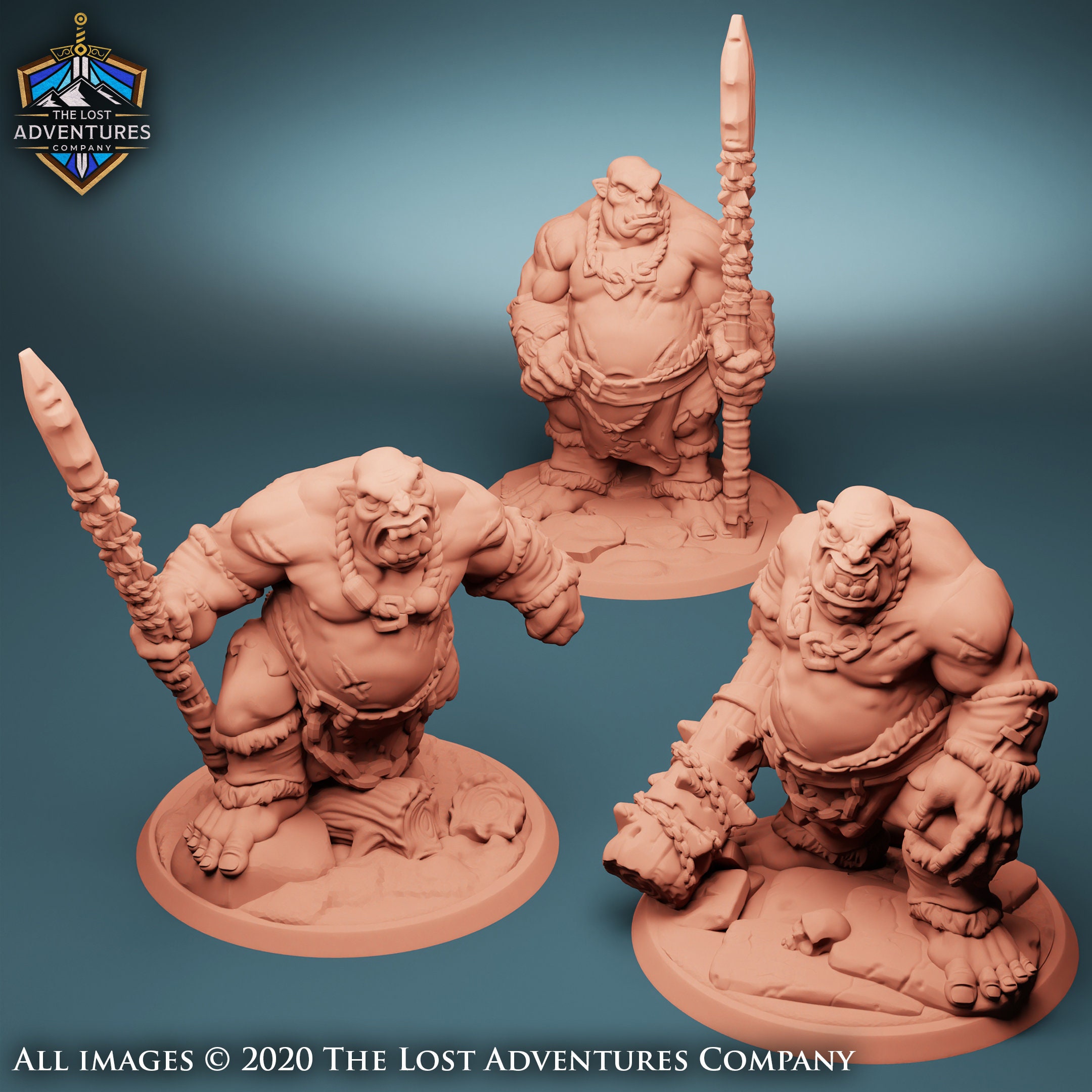 Ogres 50mm Base Dnd RPG Miniature Ogre: the Giantfolk - Etsy UK