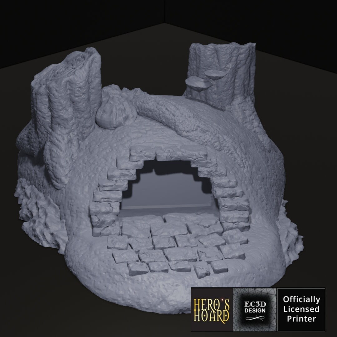 Forest Burrow Entrance D&D RPG Terrain Ec3d/hero's Hoard (dungeons and ...