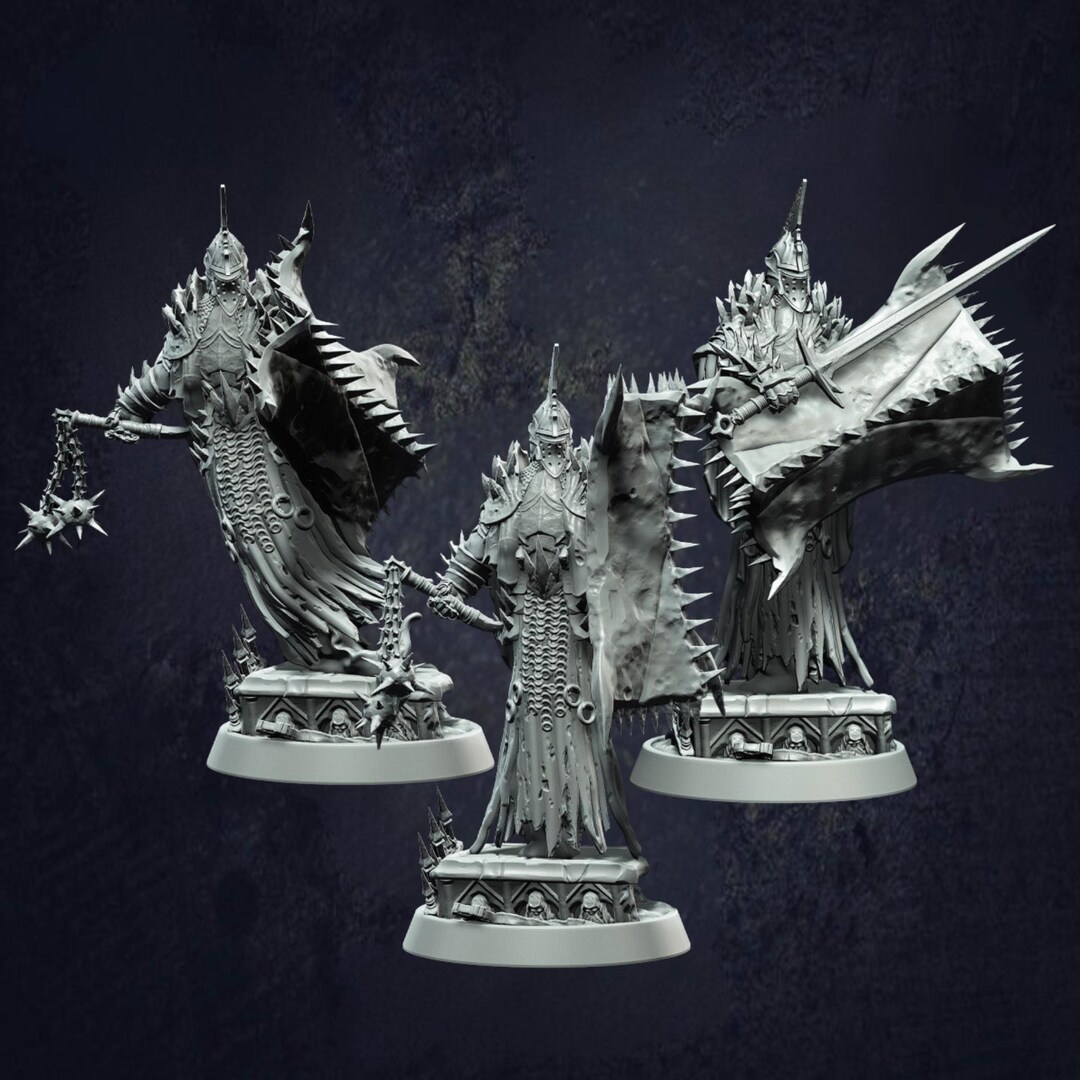 Fallen Crusader Grimdark Mini - D&D RPG Miniature Monolith Arts ...