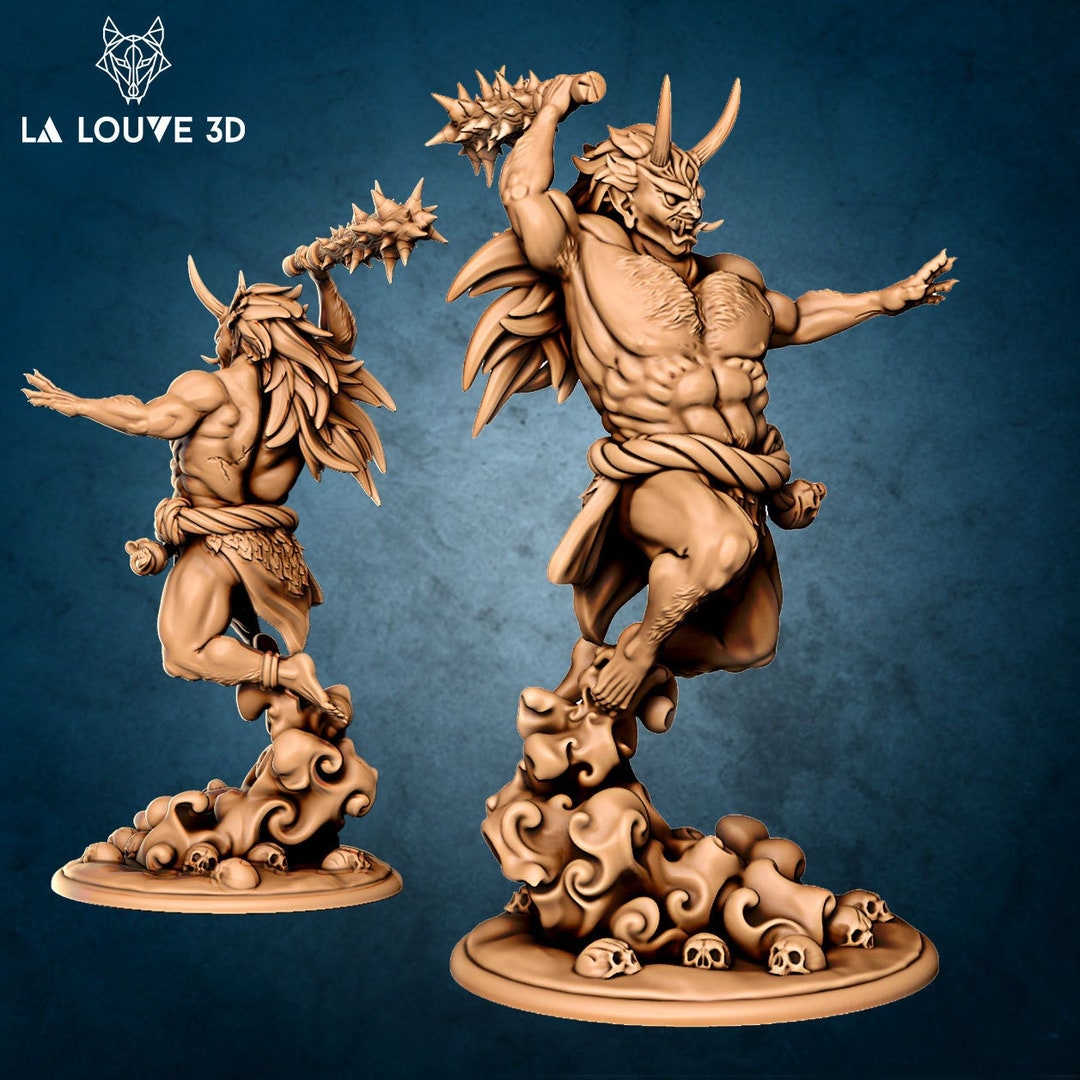 Oni D&D RPG Miniature - La Louve 3D (dungeons and Dragons, Pathfinder ...