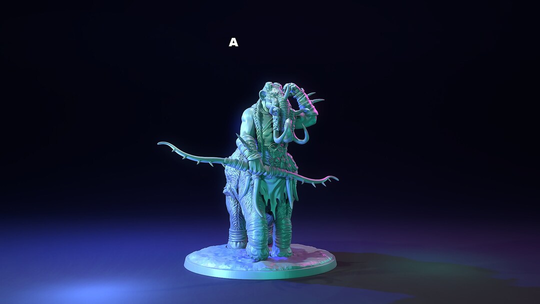 Mammotaur - Dragon Trappers Lodge D&D RPG Miniatures - the Scorching ...