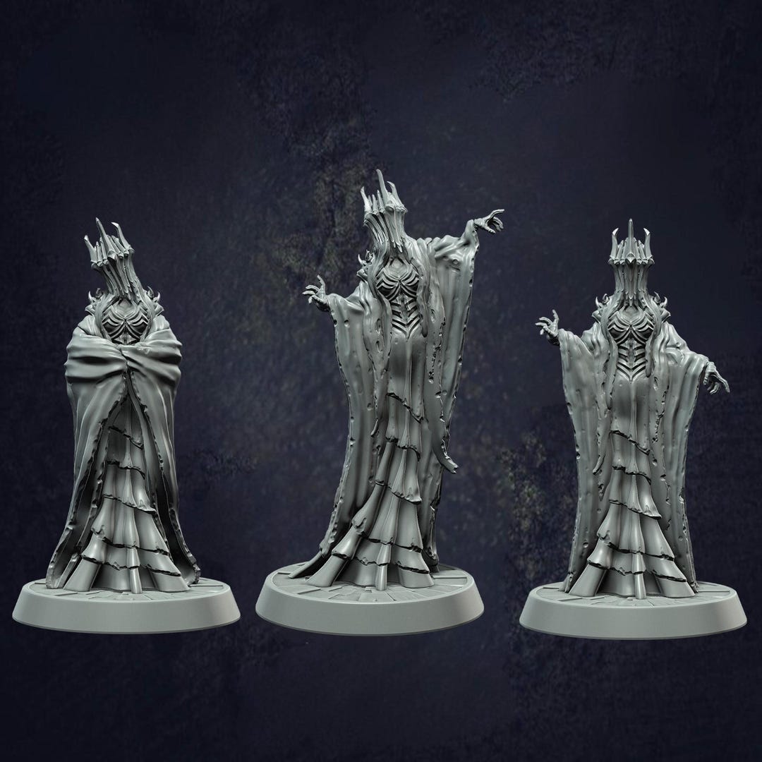 Mad Queen Grimdark Mini - D&D RPG Miniature Monolith Arts (dungeons and ...