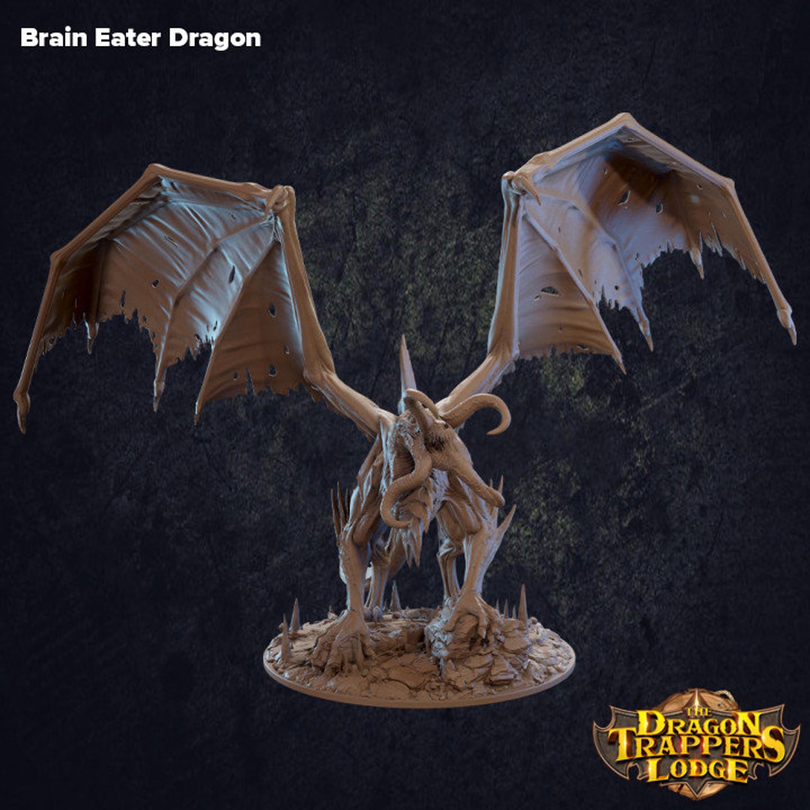 Brain Eater Dragon Dragon Trappers Lodge Dnd RPG Miniatures - Etsy UK