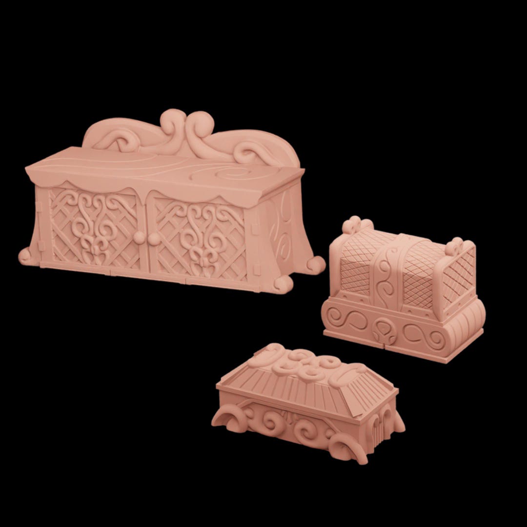 Chests & Drawers Dnd RPG Terrain Lost Adventures (dungeons and Dragons ...