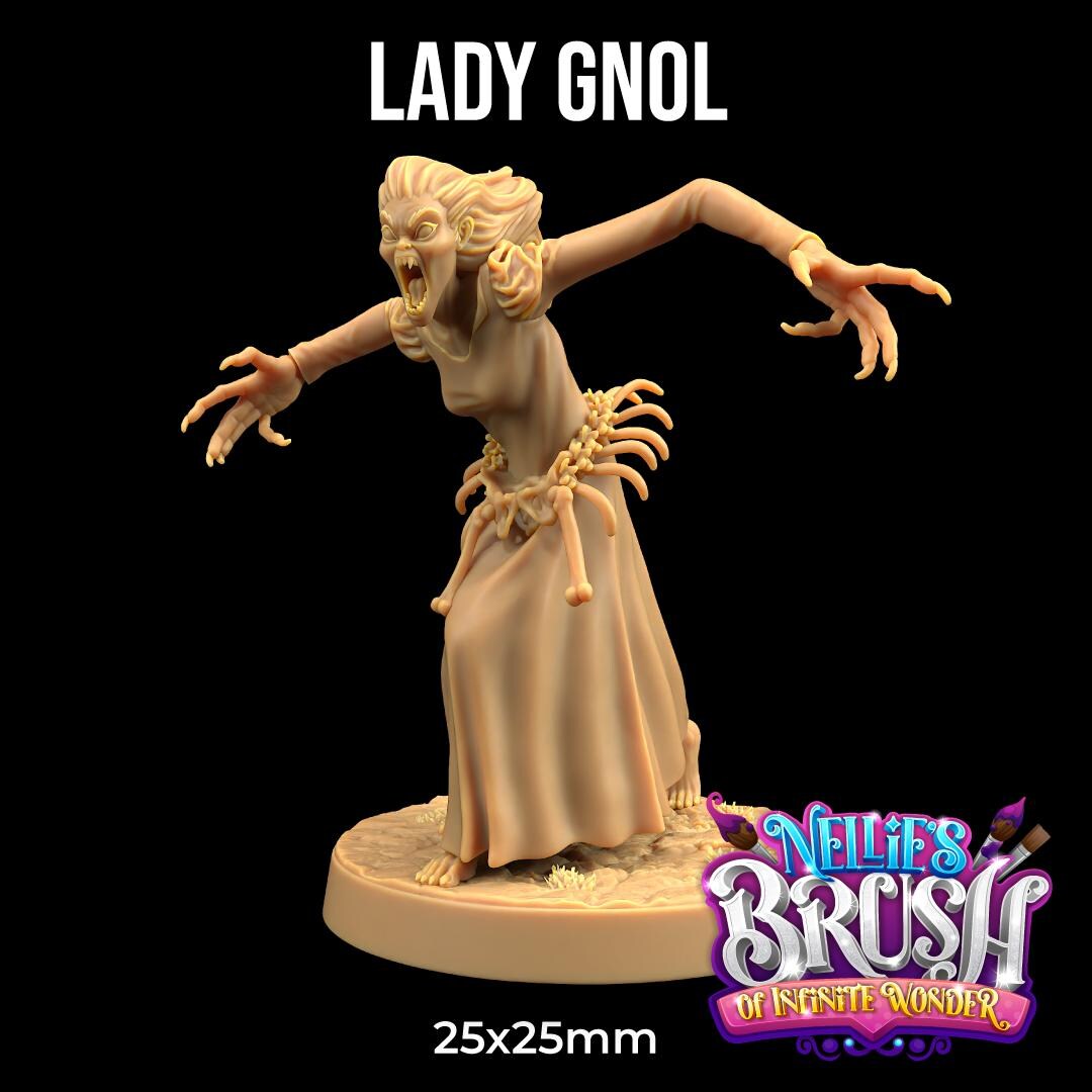 Banshee Monster | Lady Gnol | D&D Miniature | RPG Mini | Dragon ...