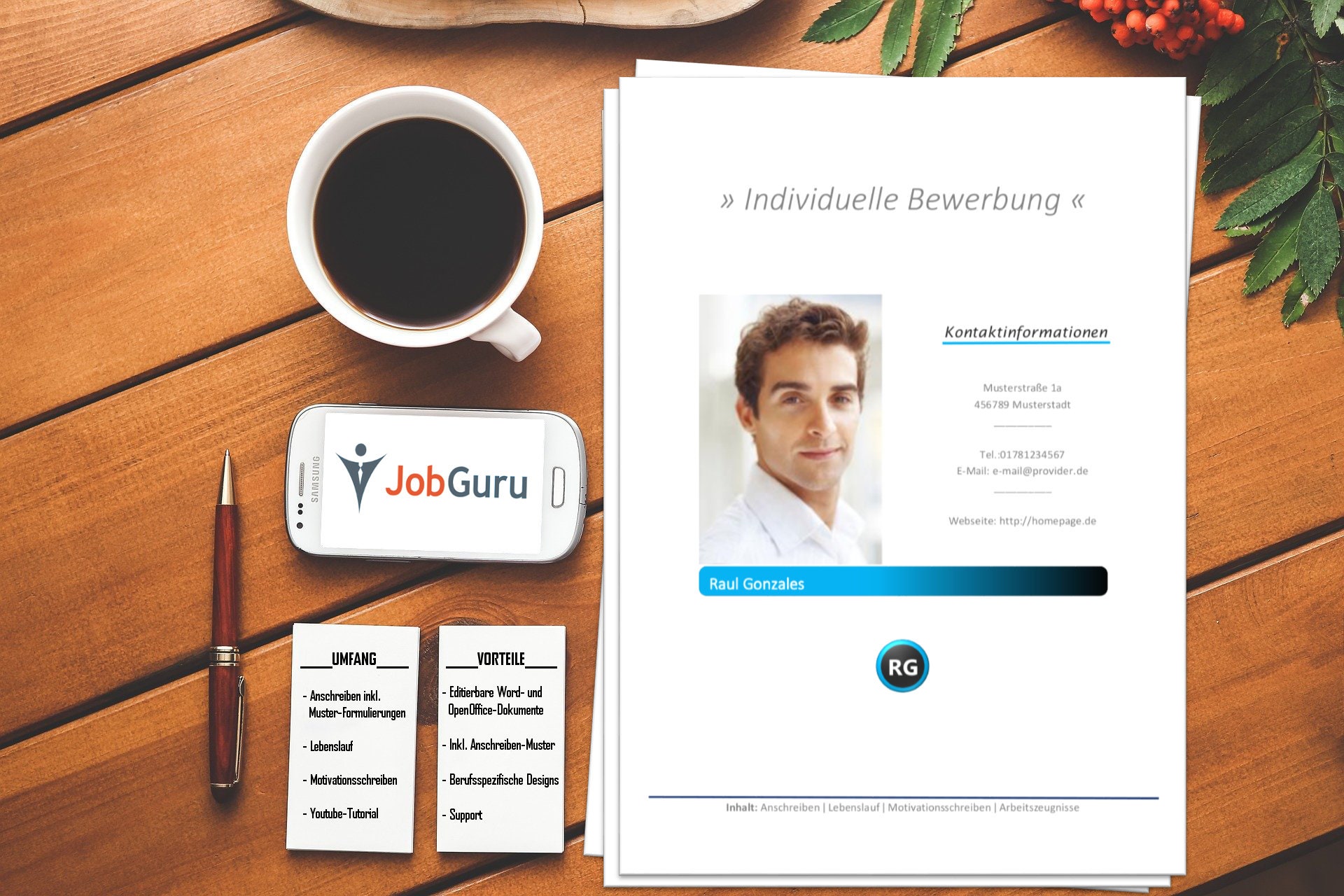 Application Template German Cover Letter CV Letter of - Etsy