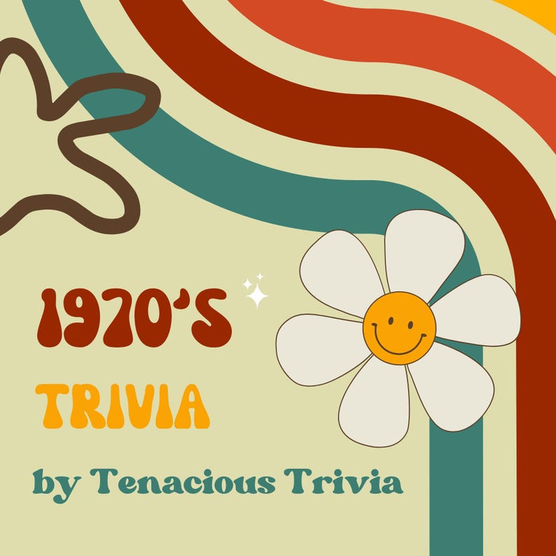 Decades Trivia Bundle Instant Download Includes All 7 Decade Themed ...