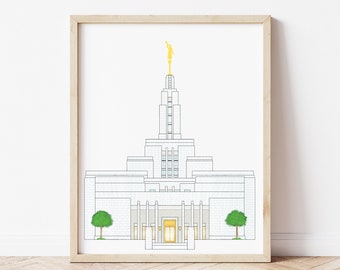 Draper, Utah LDS Temple - Etsy