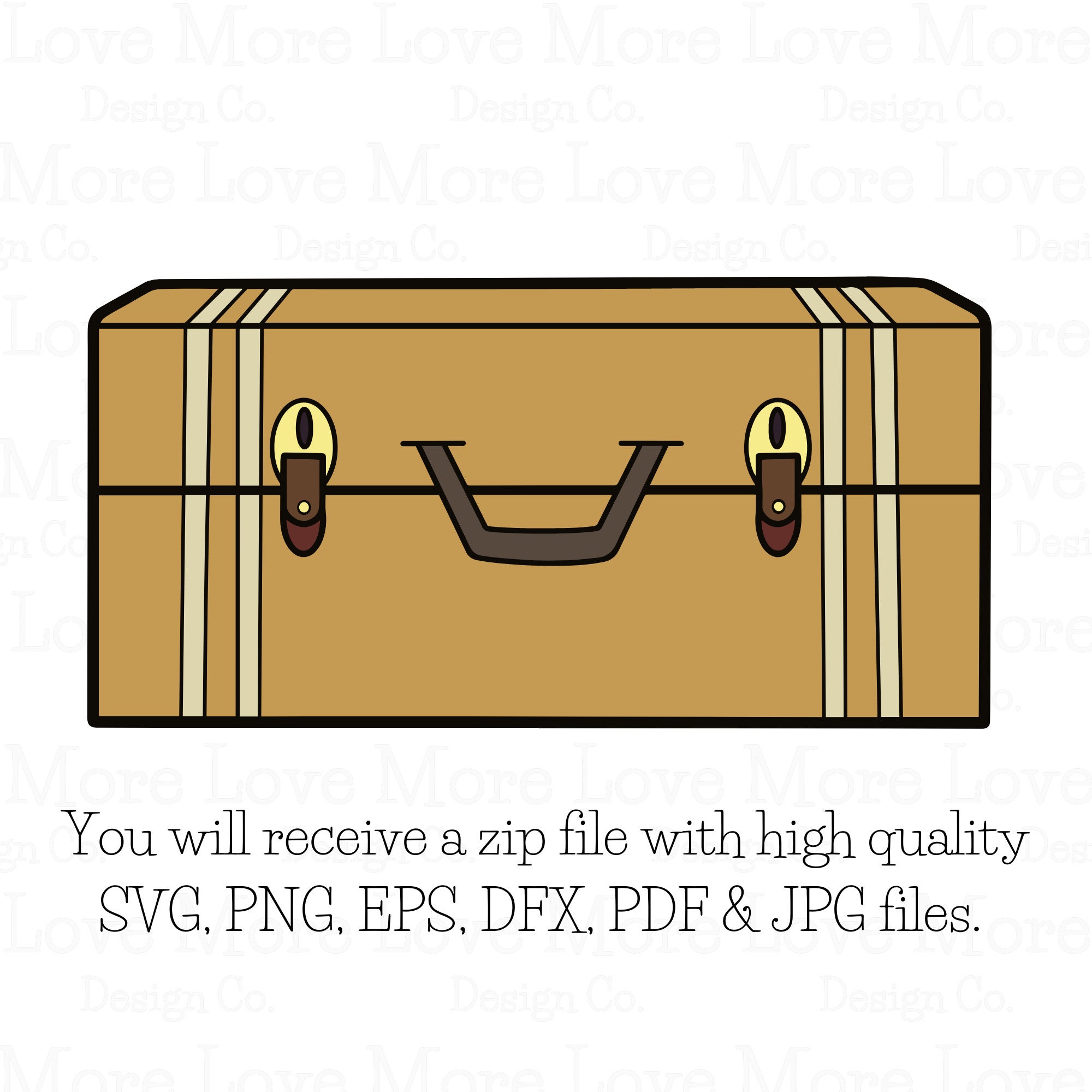 Steamer Trunk SVG, SVG Files for Cricut, Trunk Vector, Old Suitcase PNG ...