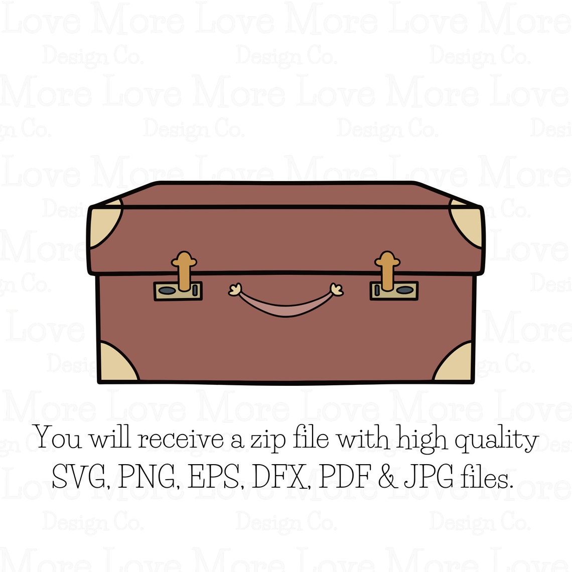 Vintage Trunk SVG SVG Files for Cricut Vacation Cutting - Etsy