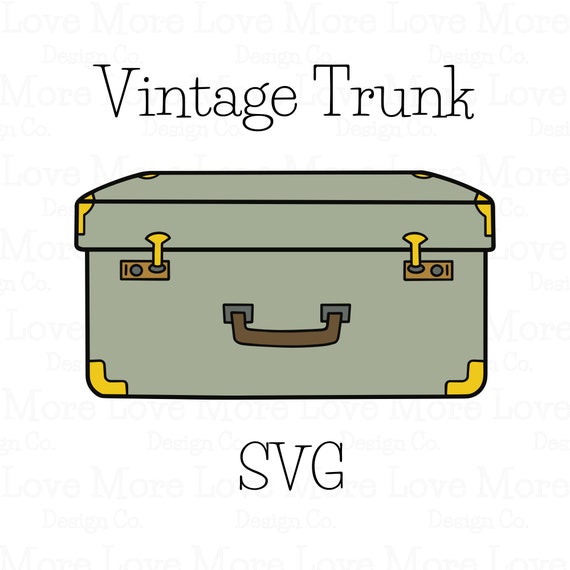 Vintage Trunk SVG Family Vacation SVG Travel Clipart - Etsy