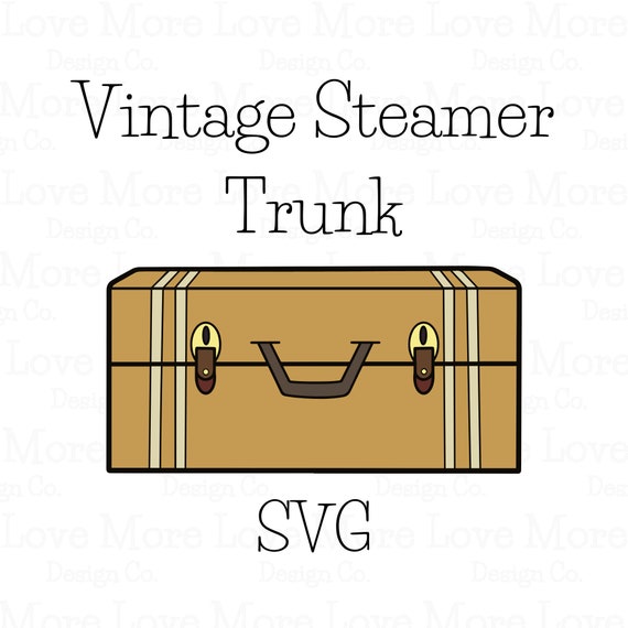 Steamer Trunk SVG SVG Files for Cricut Trunk Vector Old - Etsy India
