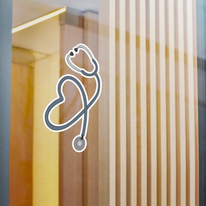 Nurse Stickers, Stethoscope Sticker Nurse, Doctor, EMT, Healthcare Hero ...