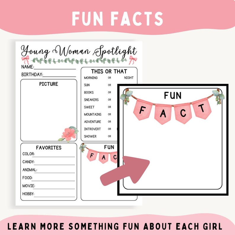 LDS Young Women's Spotlight, YW Spotlight, YW Get to Know You, Get to ...