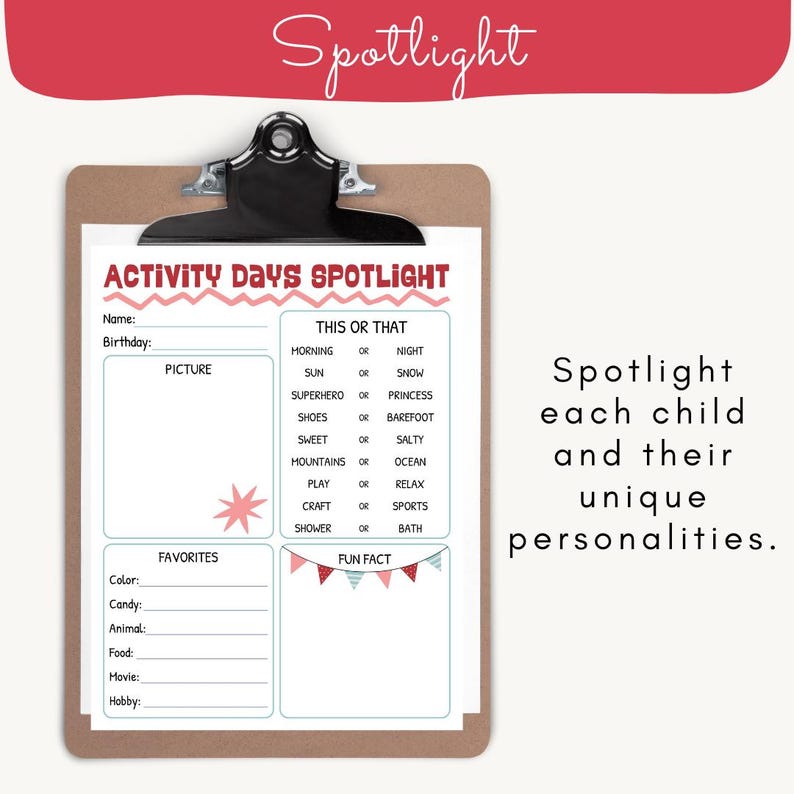 Primary Spotlight, 2026 LDS Valiant Activities, Primary Valiant ...
