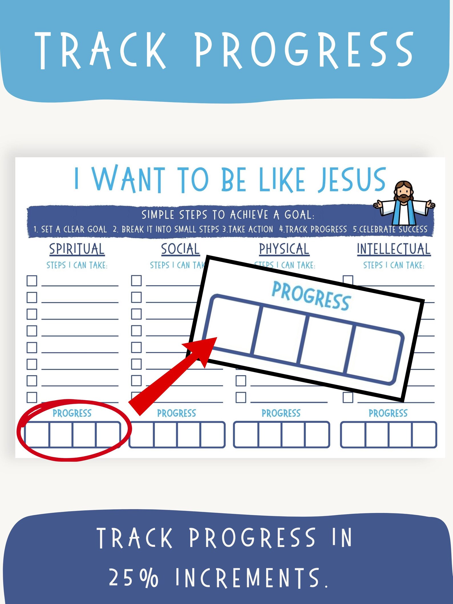 Valiant Activities, Primary Goals Worksheet, Children and Youth Program ...