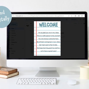 Welcome Letter From Teacher - First Day of School Printable | Welcome ...